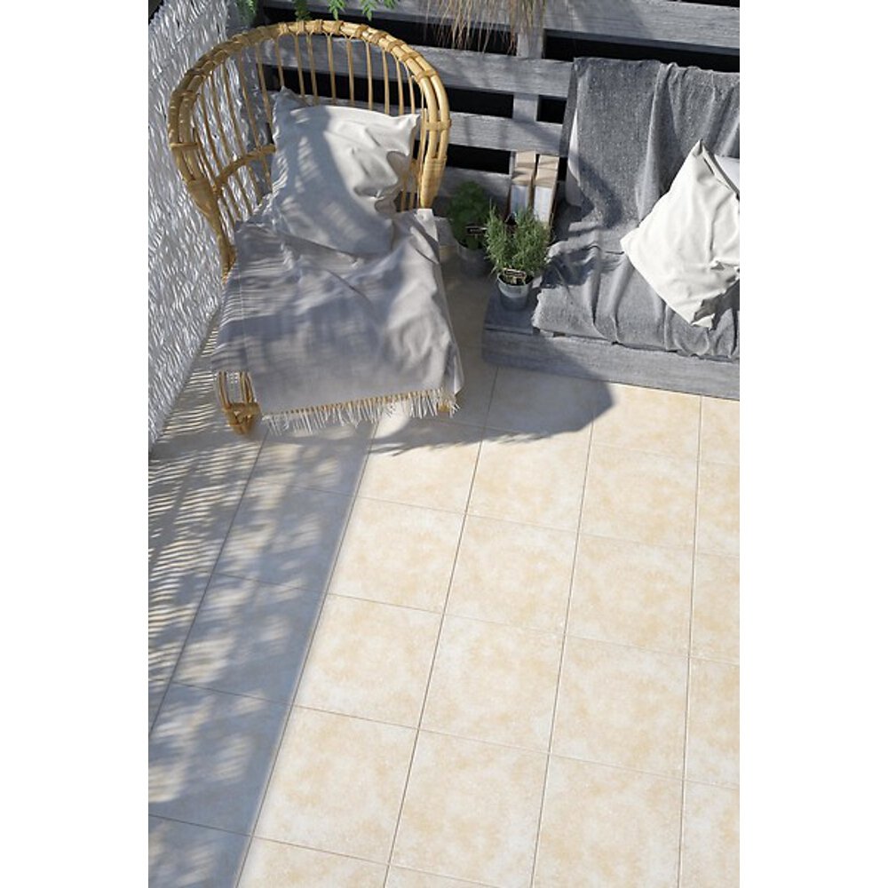 Gres szkliwiony RUSTICO cream mat 29,7x29,7 gat. II | OUTLET NEXTERIO