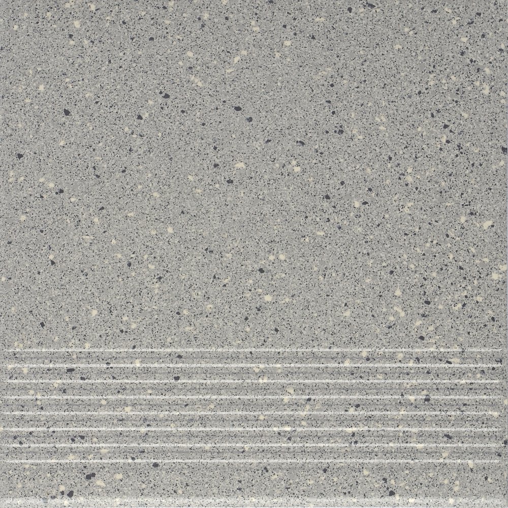 Gres techniczny stopnica HYPERION H9 grey mat 29,7x29,7 gat. II | OUTLET NEXTERIO