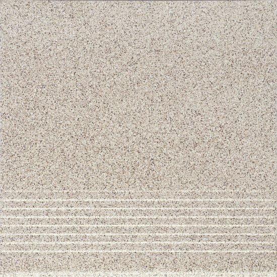 Gres szkliwiony stopnica MILTON beige mat 29,7x29,7 gat. I Cersanit | NEXTERIO