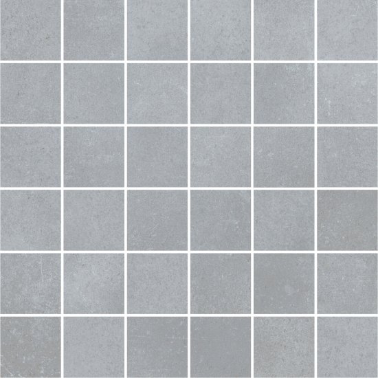 Gres szkliwiony mozaika VELVET CONCRETE light grey mat 29,8x29,8 gat. I ...