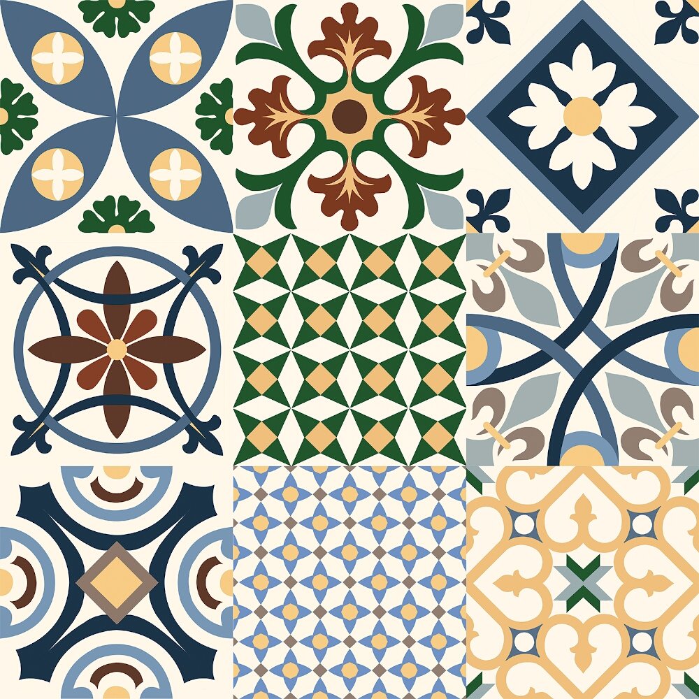 Gres szkliwiony PATCHWORK multicolour 3 mat 60x60 gat. II | NEXTERIO