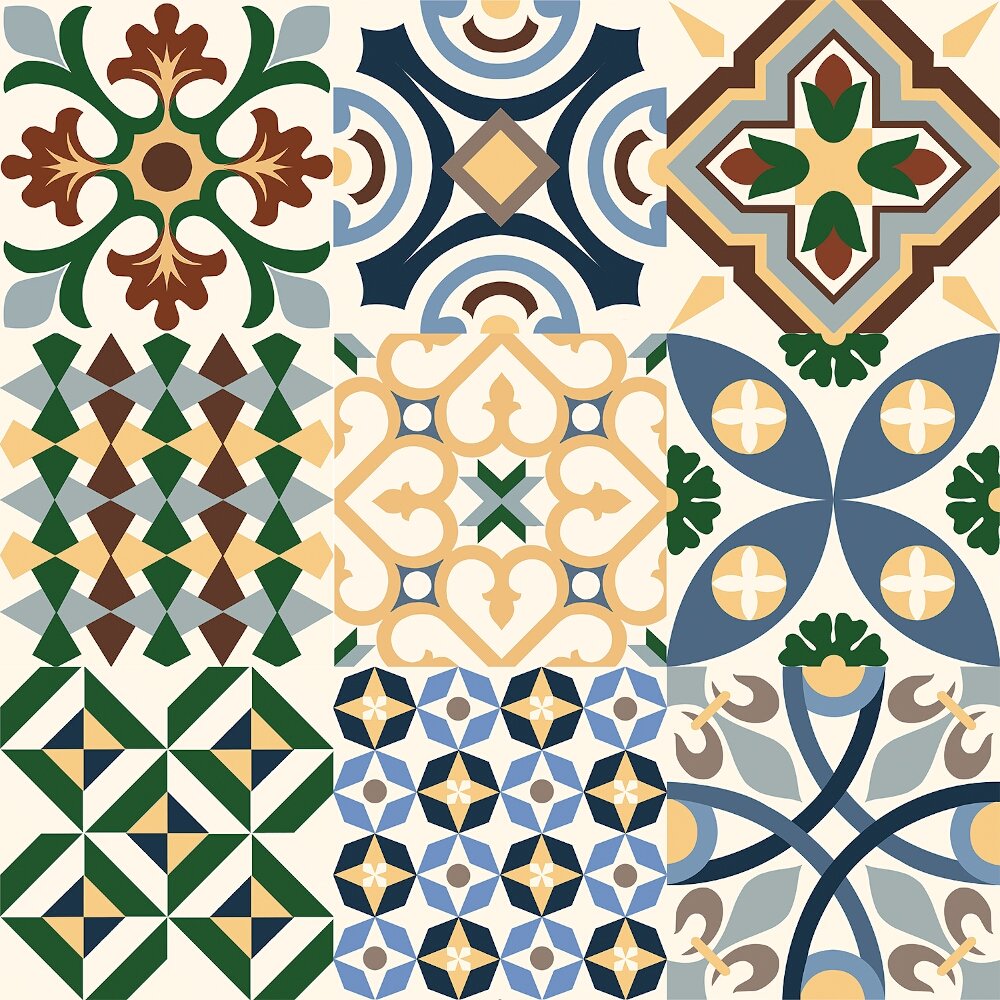 Gres szkliwiony PATCHWORK multicolour 3 mat 60x60 gat. II | NEXTERIO