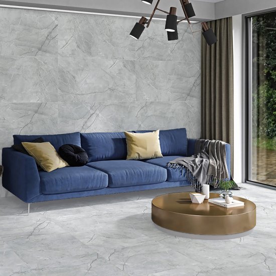 Gres szkliwiony SILVER HEELS grey mat 59,8x119,8 gat. I Cersanit | NEXTERIO