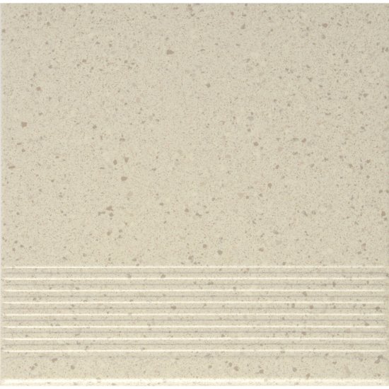 Gres techniczny stopnica HYPERION H3 cream mat 29,7x29,7 gat. I | NEXTERIO