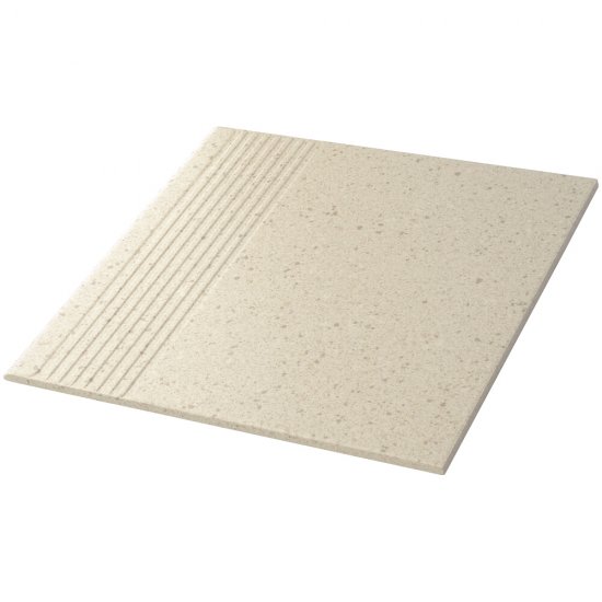 Gres techniczny stopnica HYPERION H3 cream mat 29,7x29,7 gat. I | NEXTERIO