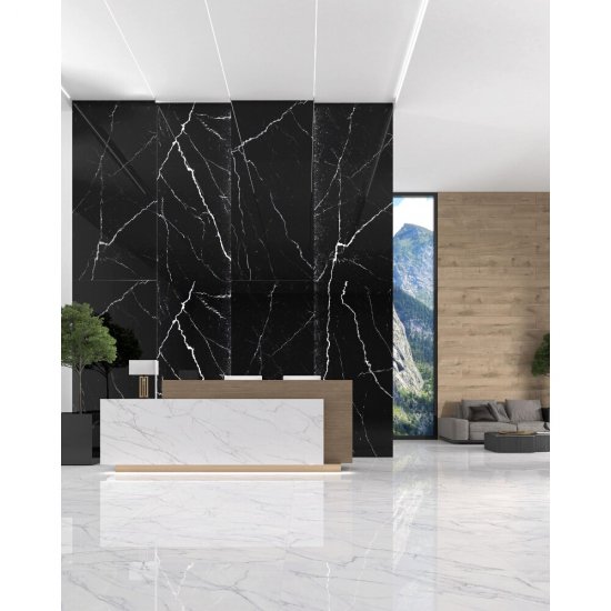 Gres szkliwiony hiszpański Pamesa CR.LUX DEVA NERO high glossy 60x120 gat. I | OUTLET NEXTERIO