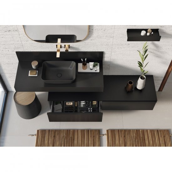 ELITA Komoda łazienkowa LOOK 80 1S black matt 168109 | OUTLET NEXTERIO