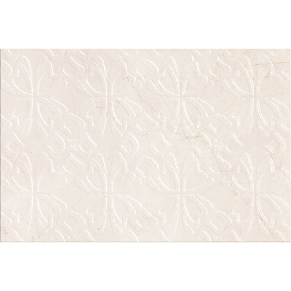Płytka ścienna inserto SENO white flower glossy 30x45 gat. I | NEXTERIO