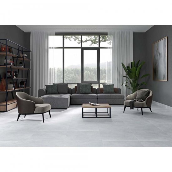Gres szkliwiony SOLANO light grey mat 59,8x59,8 gat. I Cersanit | NEXTERIO