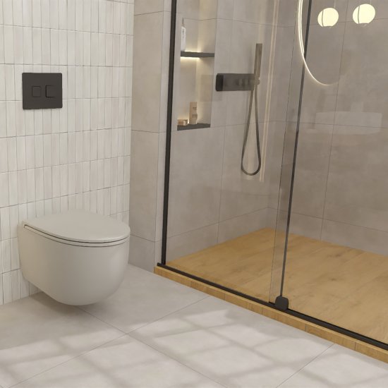 Gres szkliwiony SILVER PEAK light grey mat 60,6x60,6 gat. I Cersanit | NEXTERIO