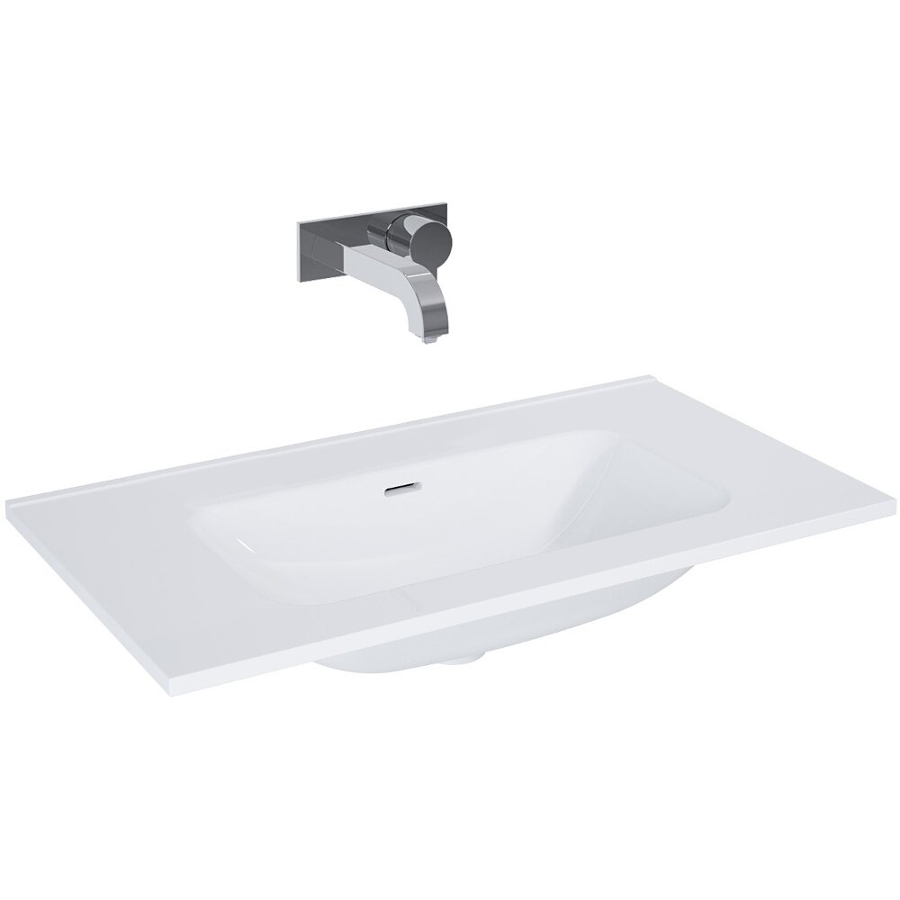 ELITA Umywalka pojedyncza meblowa SKAPPA 80 bez otworu, ceram white 146032 | OUTLET NEXTERIO