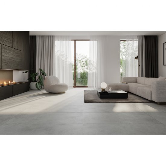 Gres szkliwiony MATHIS light grey mat 59,8x119,8 gat. II | NEXTERIO