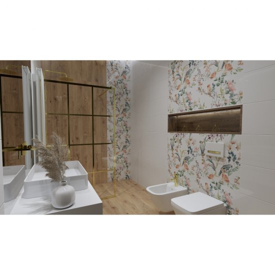 Gres szkliwiony PERFECT WOOD light brown mat 22,7x119,5 #246 gat. I ...