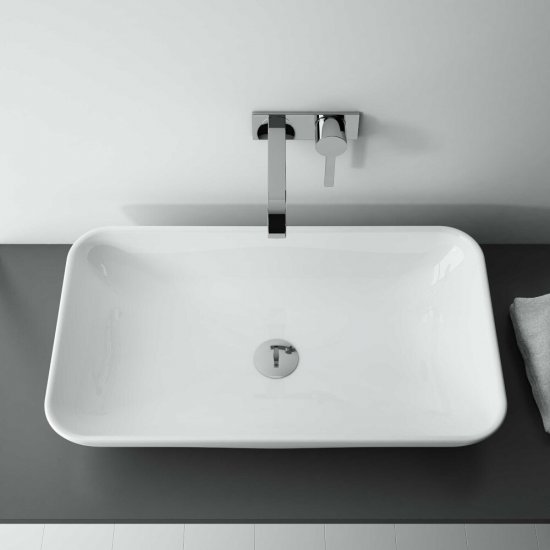 ELITA Umywalka nablatowa FRESI 70x40 blat, ceram white 145033 | NEXTERIO