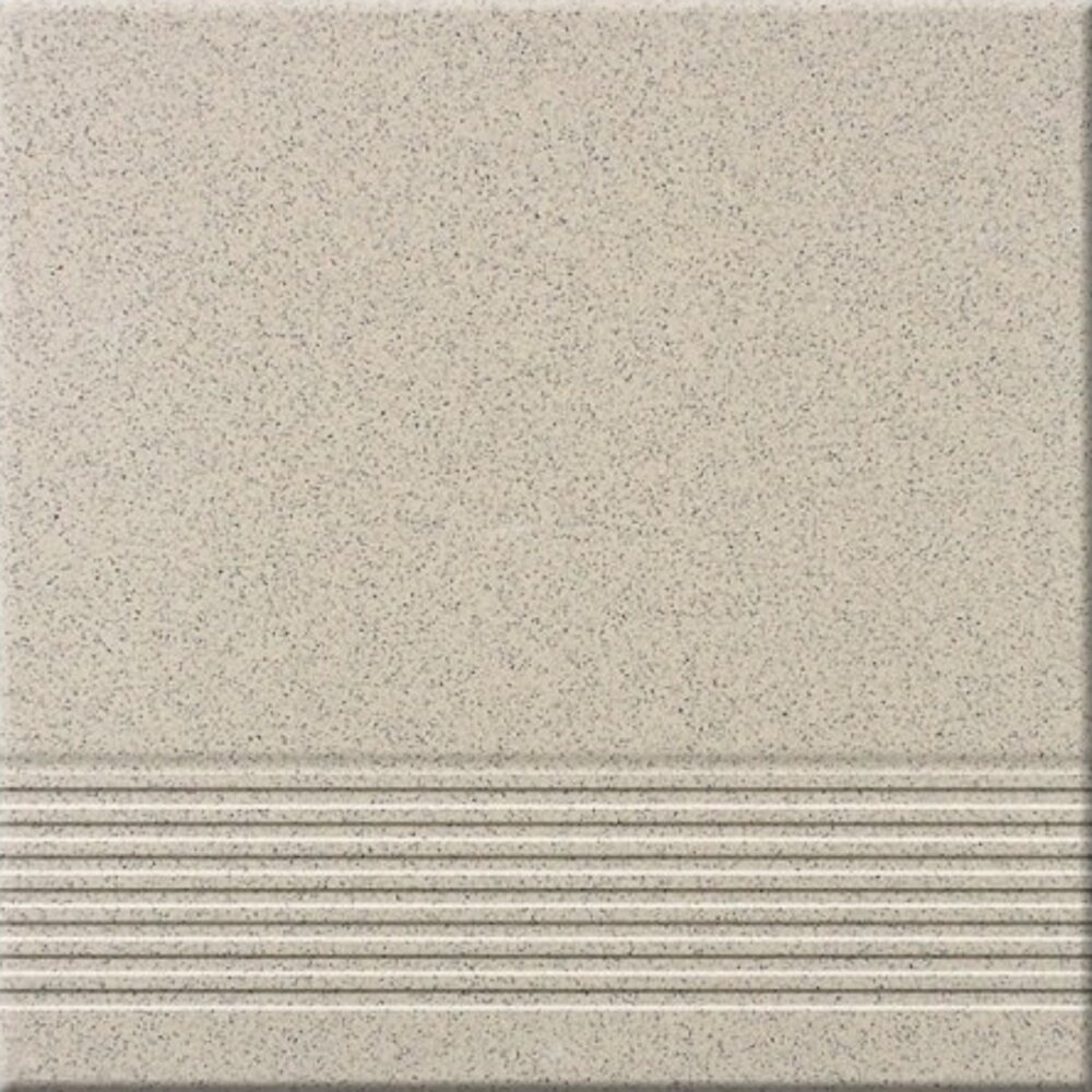 Gres techniczny stopnica cream-black cream mat 29,7x29,7 gat. II | NEXTERIO