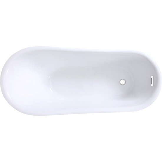 BESCO Wanna wolnostojąca CALIMA GLAM ZŁOTA 170 maskownica syfonu z ...